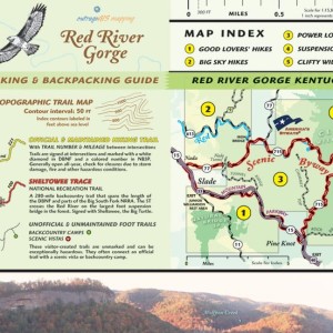 Red River Gorge Backpacking Map