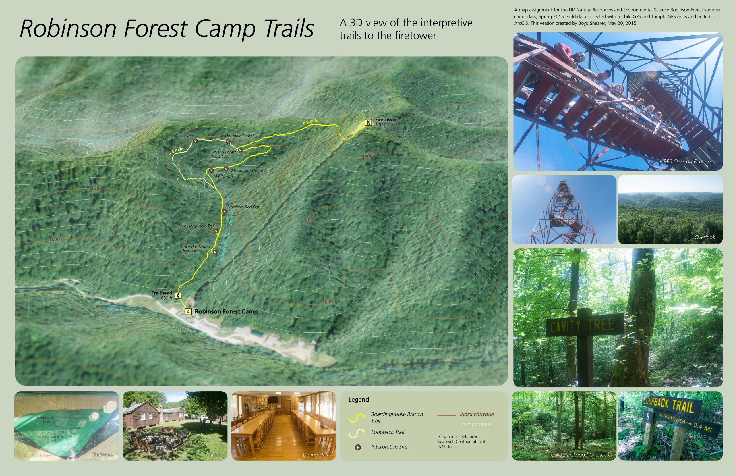 Robinson Forest Camp Trail Map Exercise