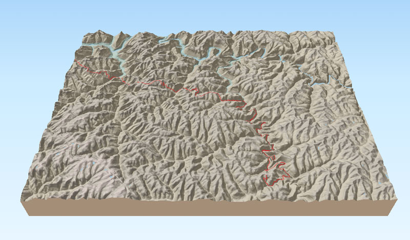 Red River Gorge Trail Map :: outrageGIS mapping