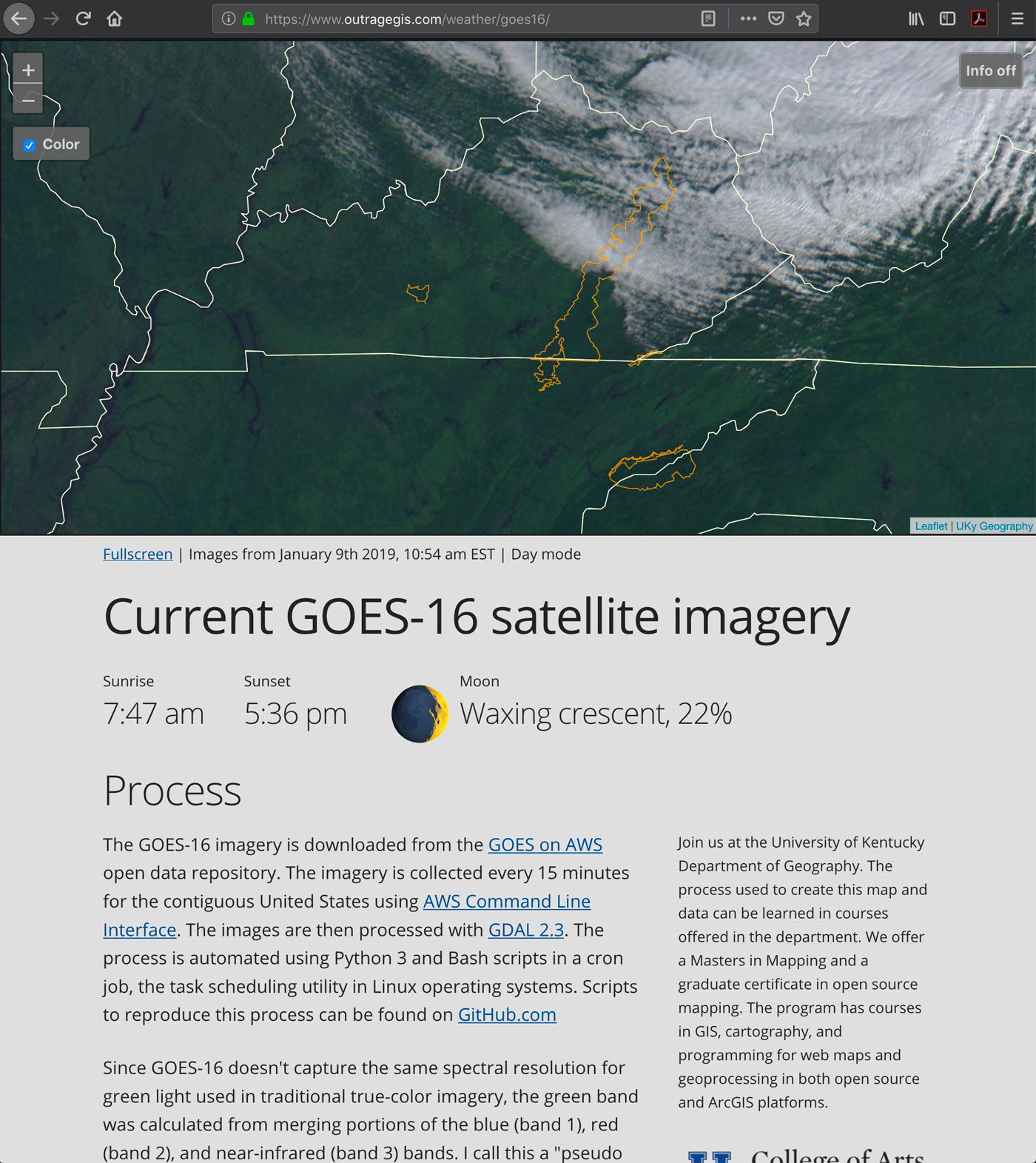 New images and data from GOES-16